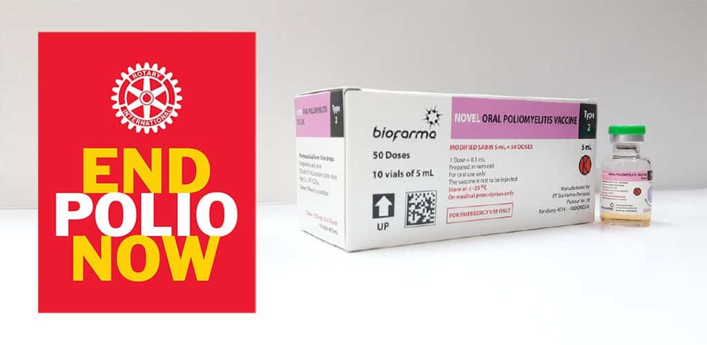 Novel Oral Polio Vaccine Moves to Next Phase - Our Rotary Mojo